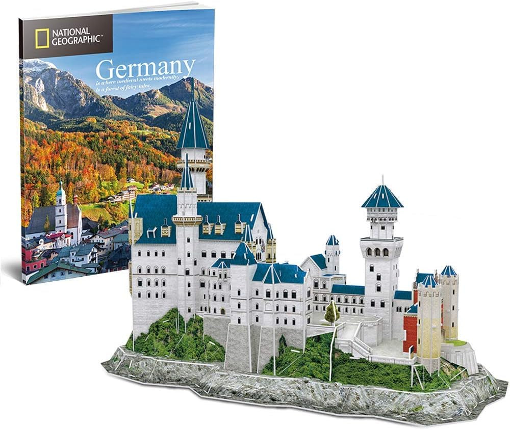 NatGeo 3D German "Neuschwanstein" Castle |🏰| Castle Puzzle Family Fun ...