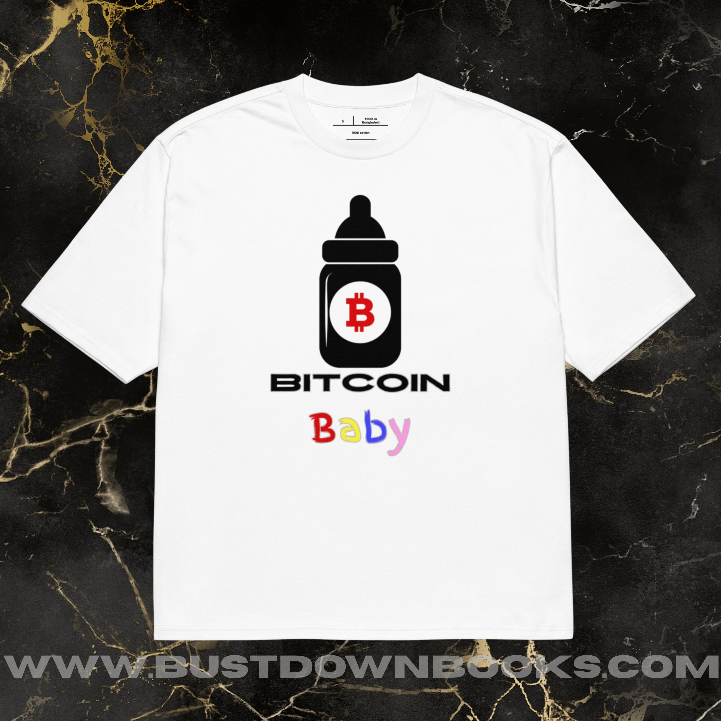 Bitcoin Baby Oversized T-Shirt – Bust-Down Books