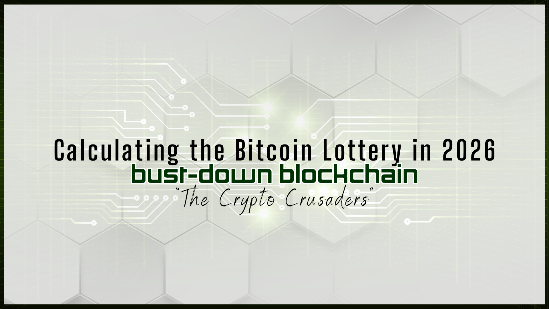 Solo Miner’s Odds: Calculating Bitcoin Lottery in 2026 – Bust-Down Books