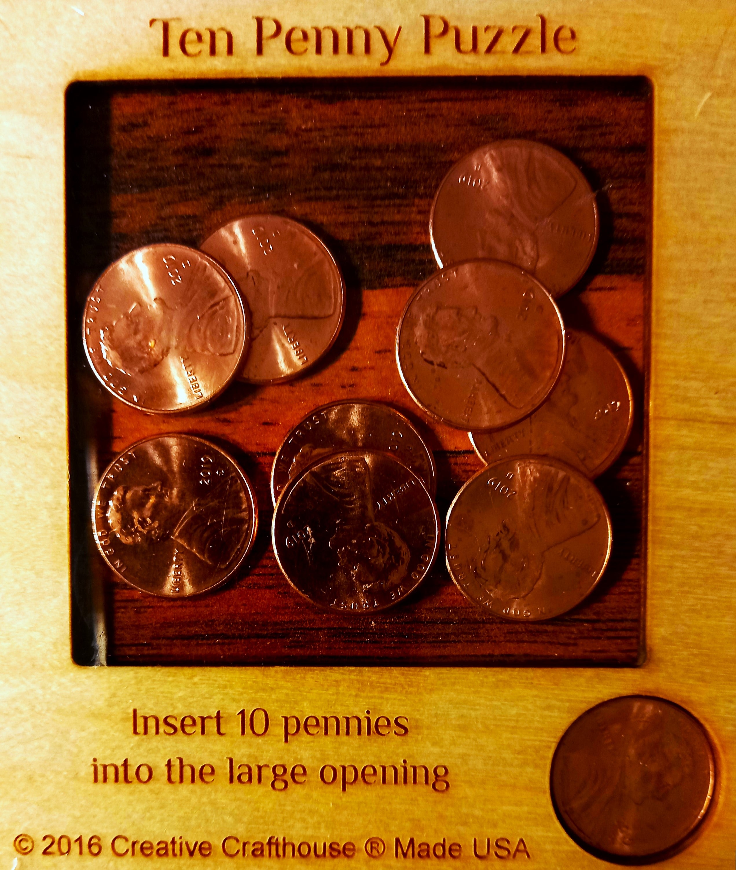 Bust-Down "10 Penny Puzzle" Brain Builders - Can You Make Cents of it ...