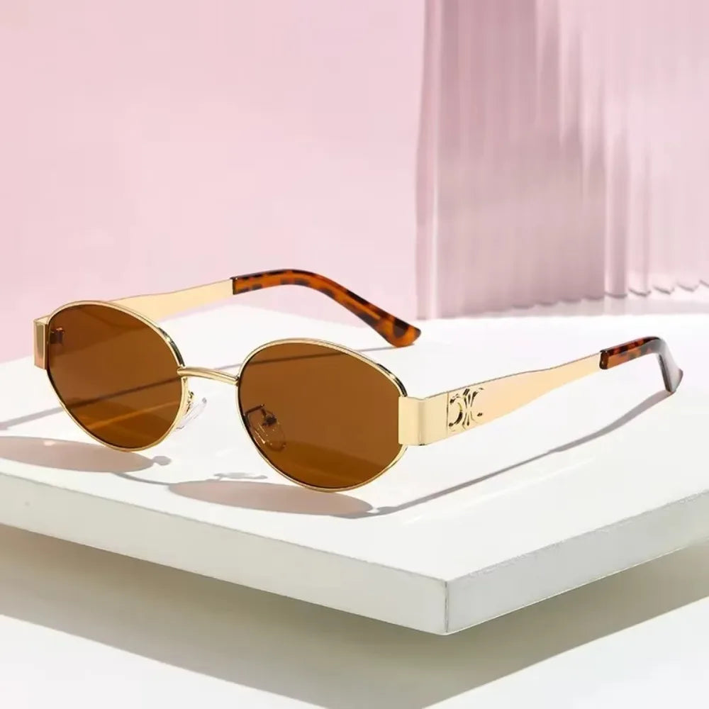 Hollywood 2025 Oval Designer Sunglasses: Unisex Powerful Elegance ...