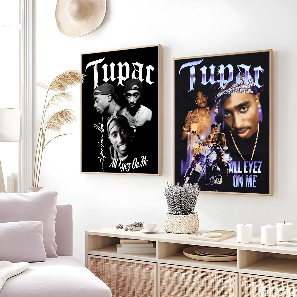 Tupac Shakur Poster Set – 2Pac Wall Art for Hip-Hop Bedroom & Studio ...