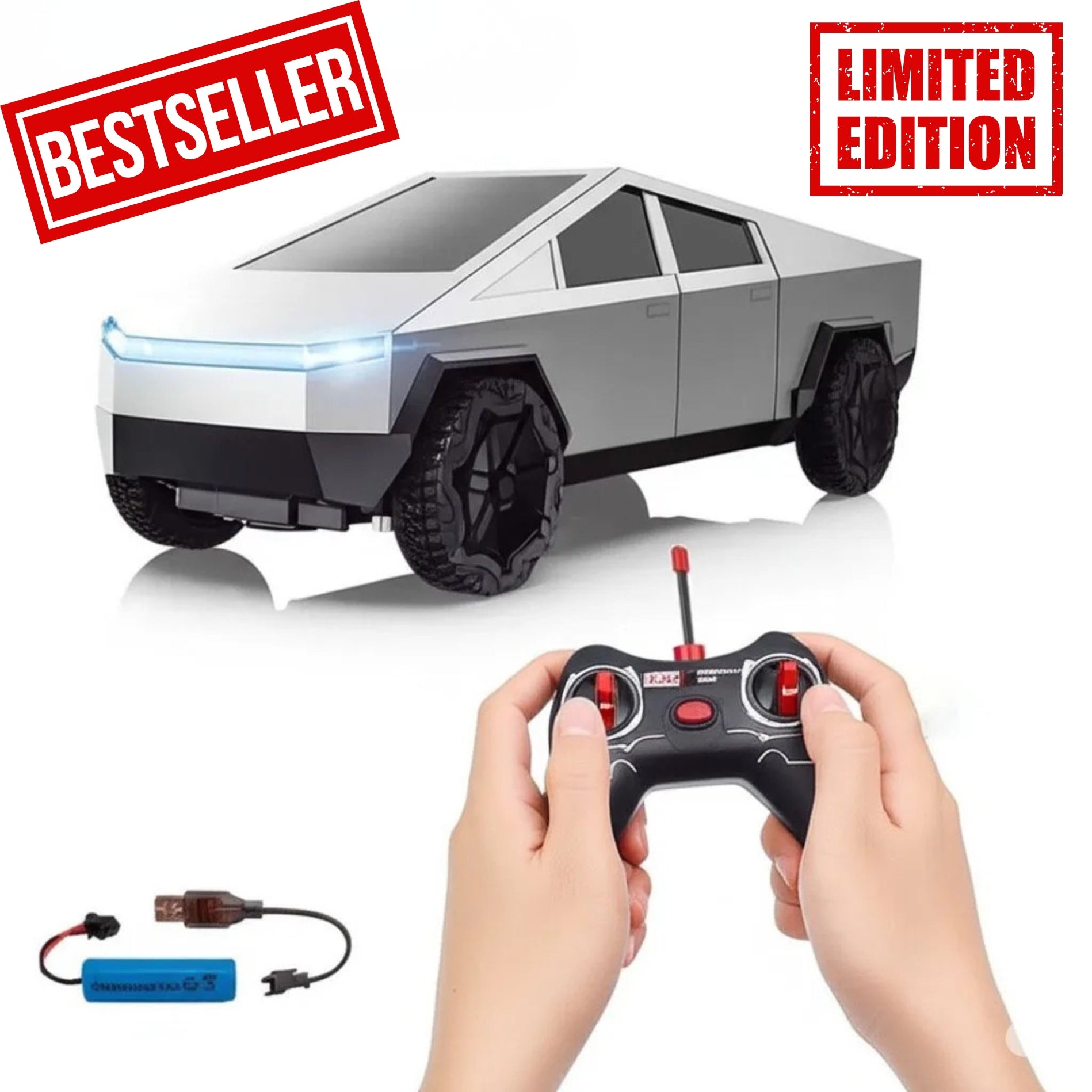 Remote Control Cybertruck RC Pickup – Bust-Down Books